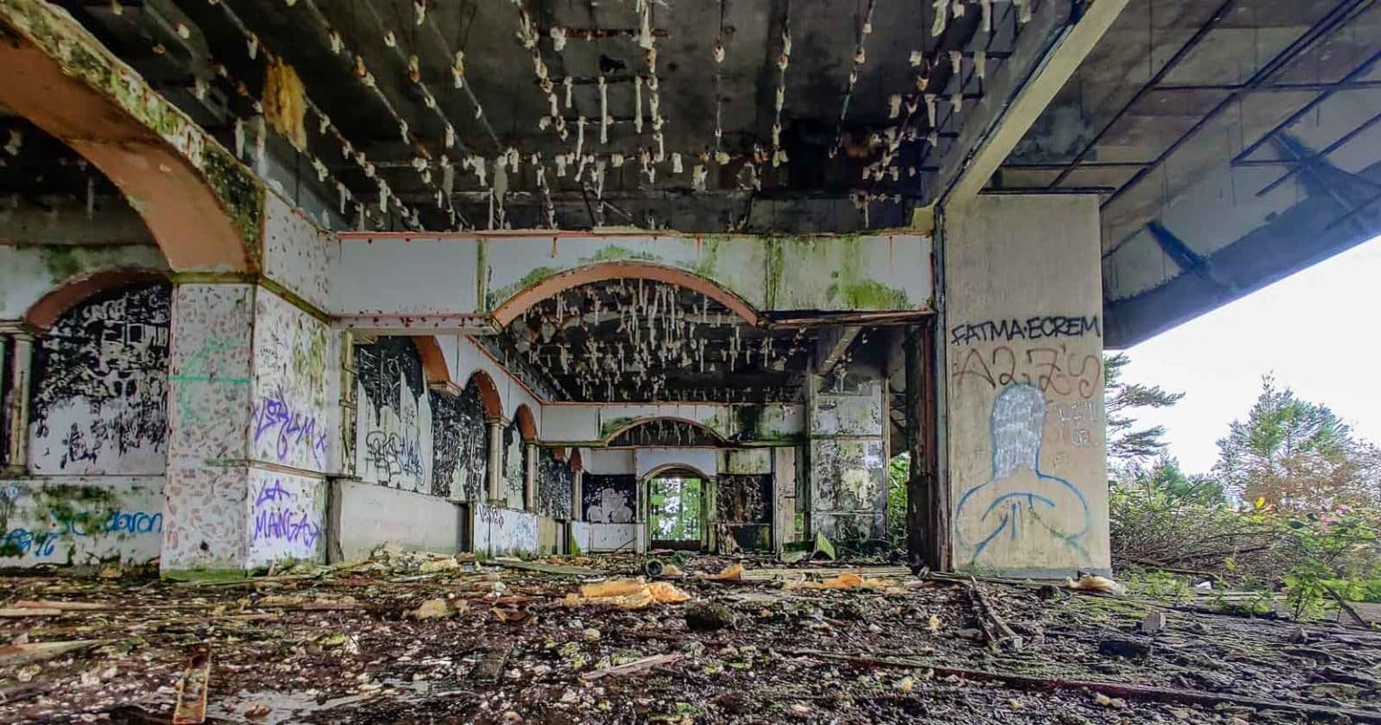 Monte Palace Hotel Ruins - São Miguel Island, Azores